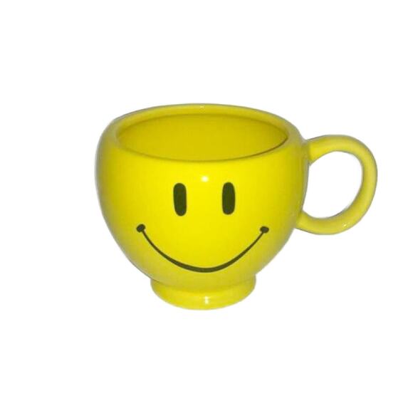 Vintage | Dining | Vintage Smiley Face Mug Yellow Smiley Emoji Cup ...